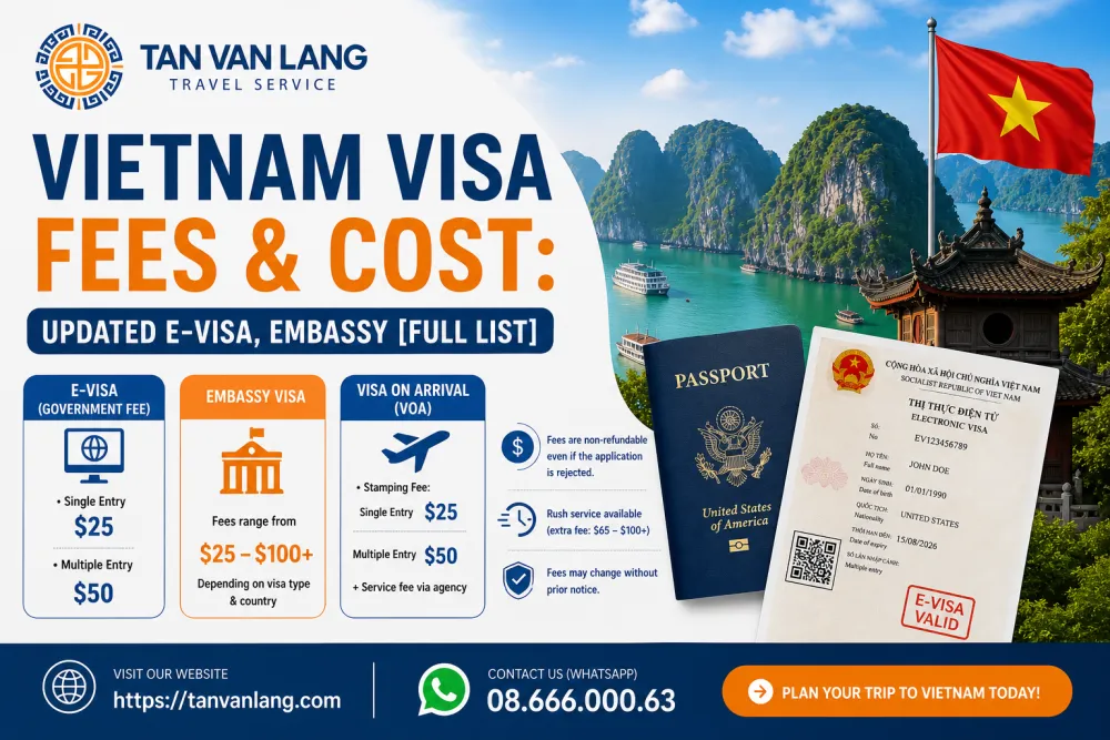 Vietnam Visa Fees & Cost 2026: Updated E-visa, Embassy [Full List ...